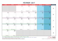 Calendriers mensuels - Calenweb.com